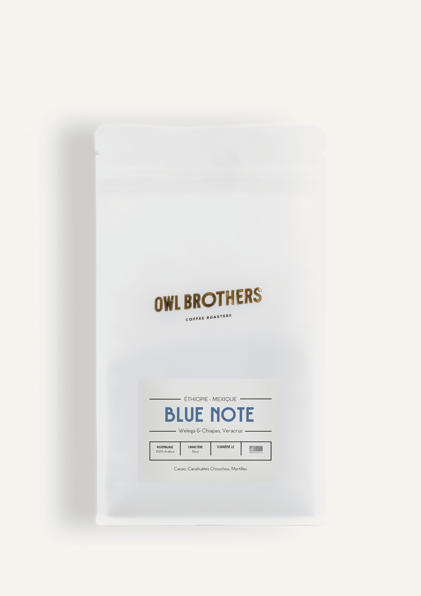 Café de Spécialité Blue Note blend bio Éthiopie Honduras
